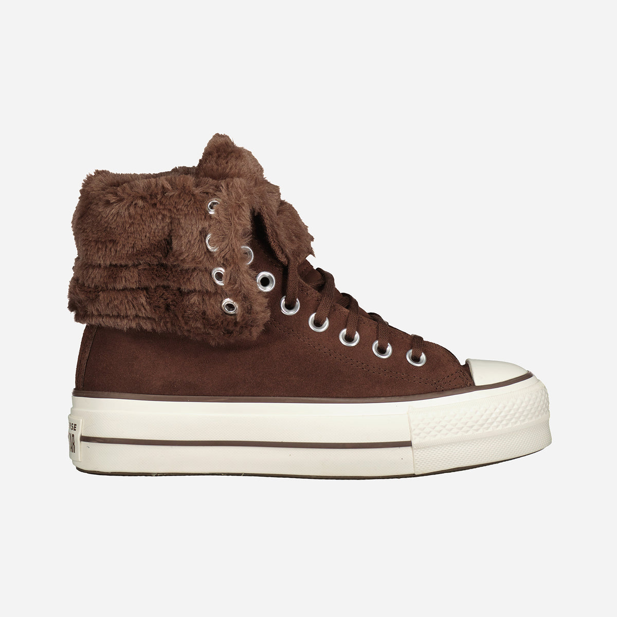 SCARPE SNEAKERS CONVERSE CHUCK TAYLOR ALL STAR FOLD OVER LIFT X-HIGH W ...